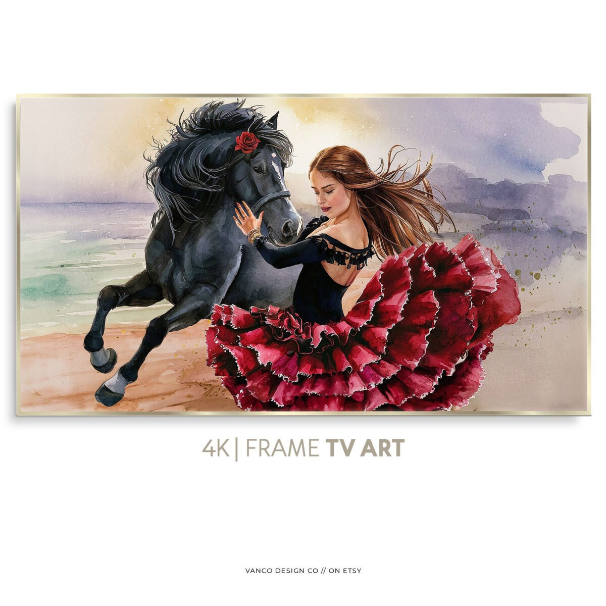 Turn Your TV into a Wall Art Gallery with Frame TV Art - Vanco Design Co